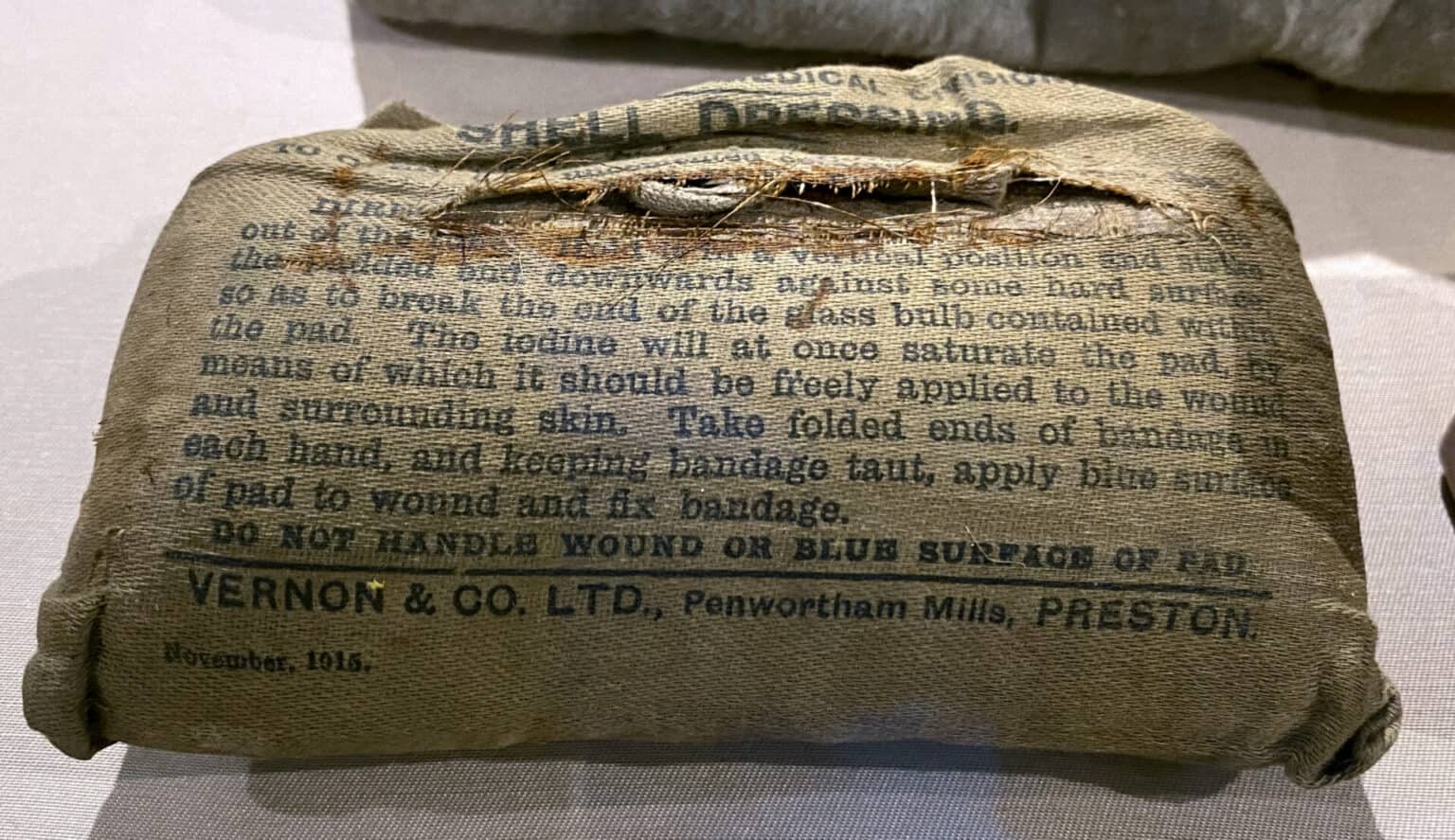 Shell Dressing Kit - 1915 - 48th Highlanders Museum Online