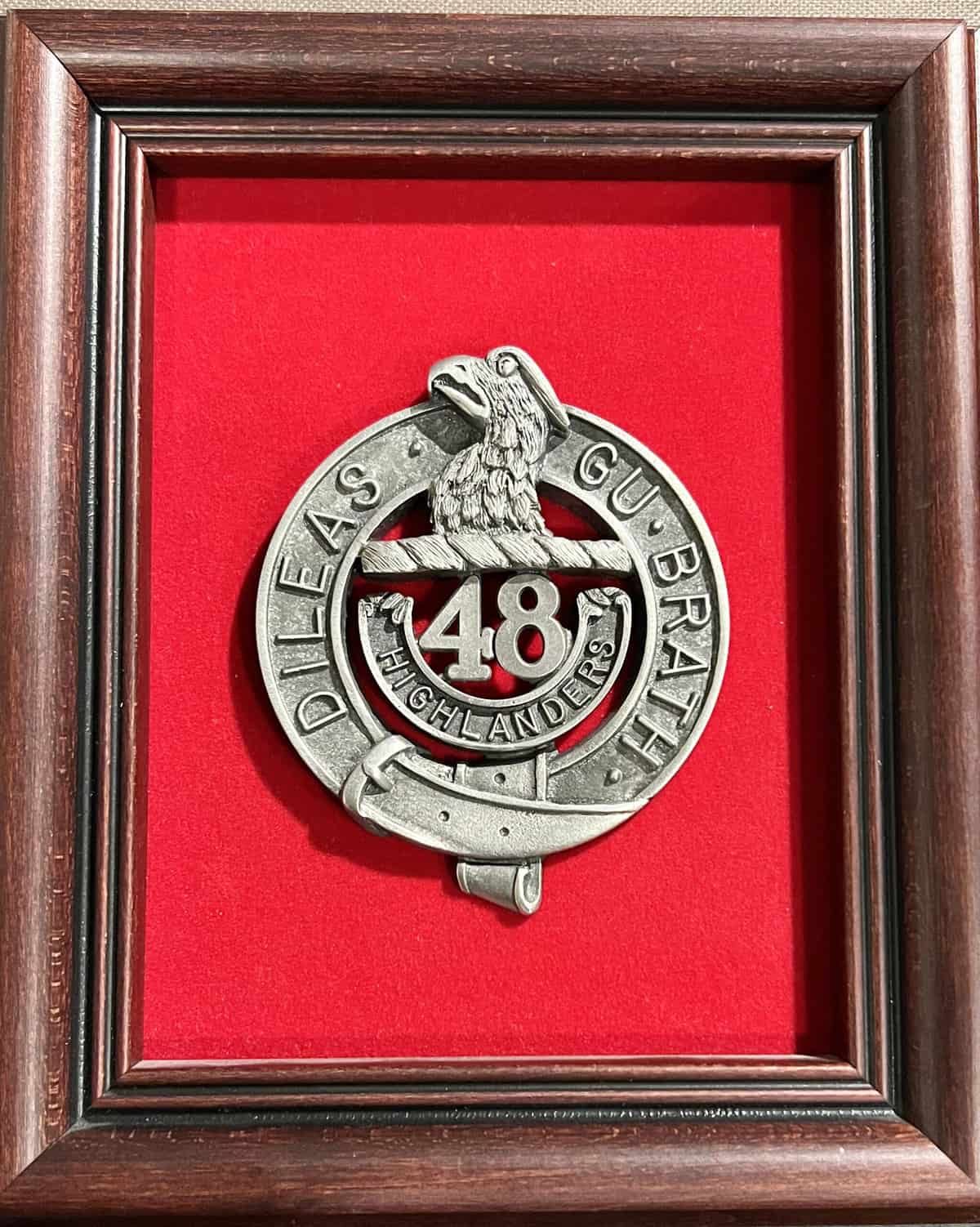 48th Pewter Buckle Badge 48th Highlanders Museum Online